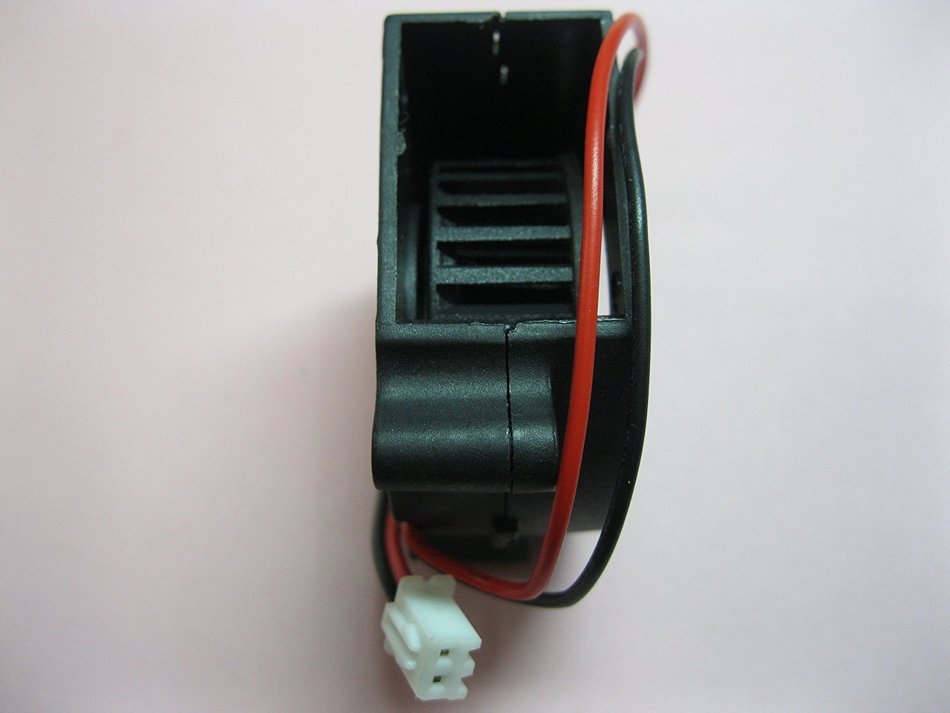 2 pcs Brushless DC Blower Fan 4020S 12V 2 Wires 40x40x20mm Black Color ...