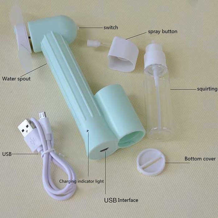 AMTopShow Best Cool Mist Humidifier Fan Air Cooler Battery Powered ...