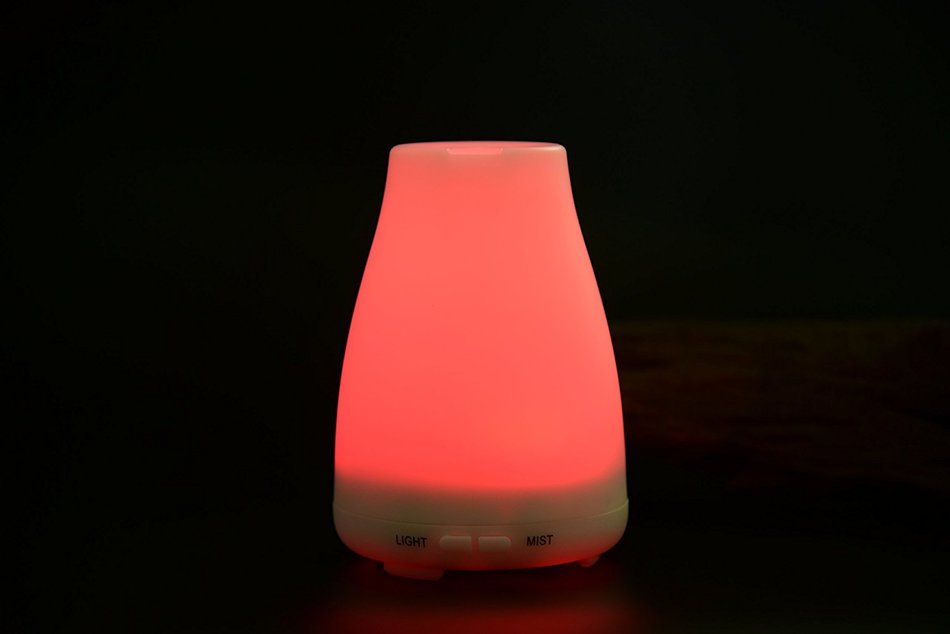 Tigerhu Ultrasonic Air Aroma Humidifier With Changing 7 Color LED ...