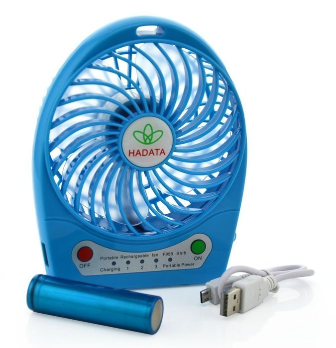 Momoday® Mini Personal Electrical Portable Fan Rechargeable Power Bank ...