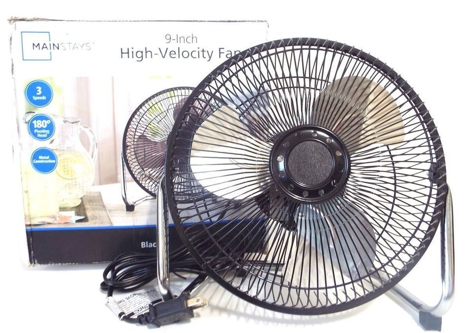 MAINSTAYS 9 inch High Velocity Fan free image download