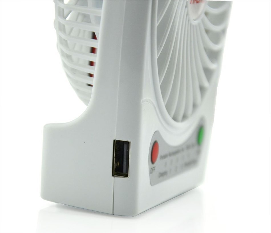 Momoday® Mini Personal Electrical Portable Fan Rechargeable Power Bank ...