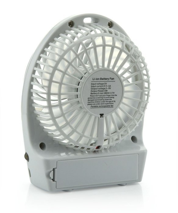 Momoday® Mini Personal Electrical Portable Fan Rechargeable Power Bank ...