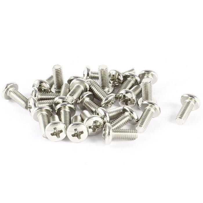 TOOGOO(R) 30 Pcs VESA TV LCD Monitor Mounting Philips Head Screws M4 x ...