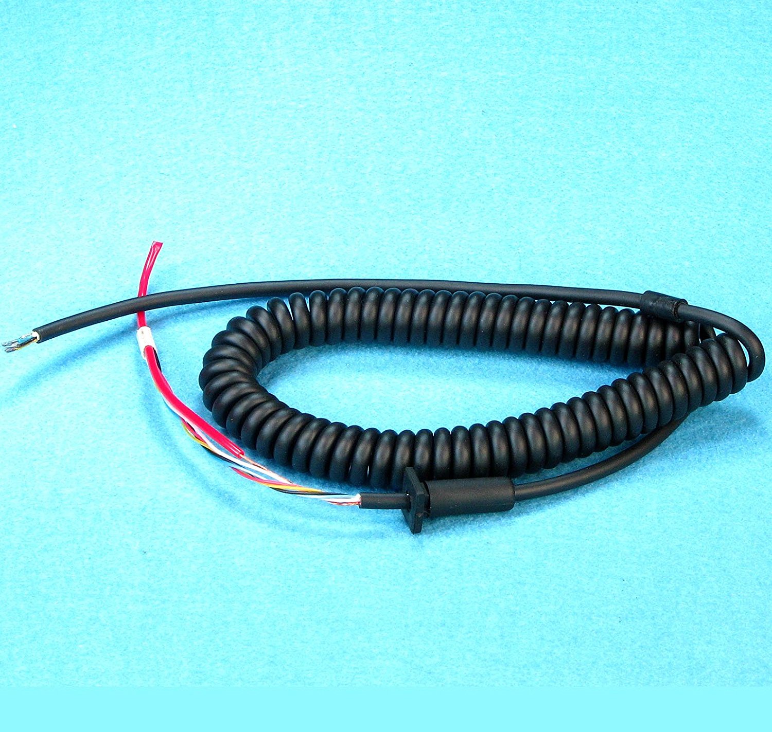 Replacement MIC CORD - 6 wire - 10 Ft Coiled - CB / Ham Radio - Workman ...