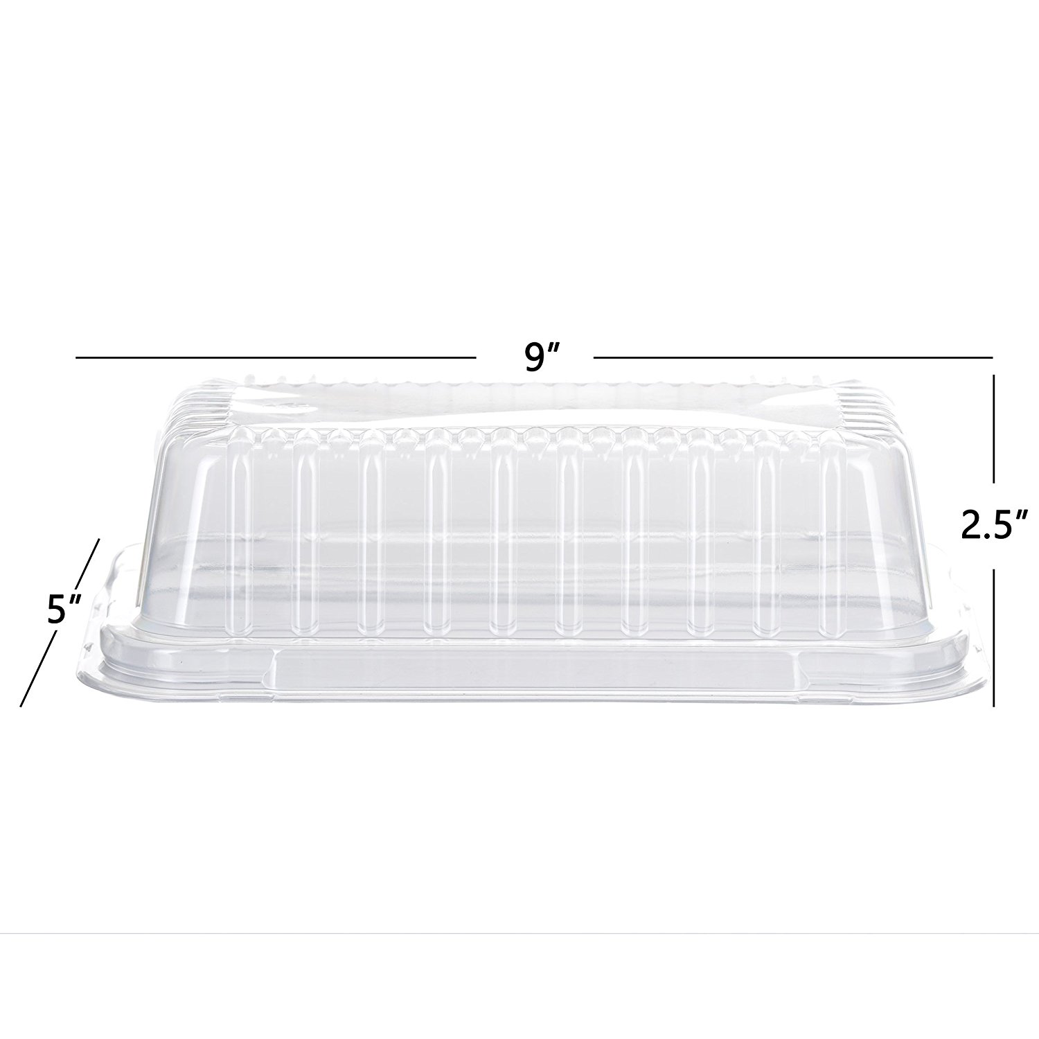 DOBI Loaf Pans - Disposable Aluminum Foil 2Lb Bread Pans, Standard Size ...