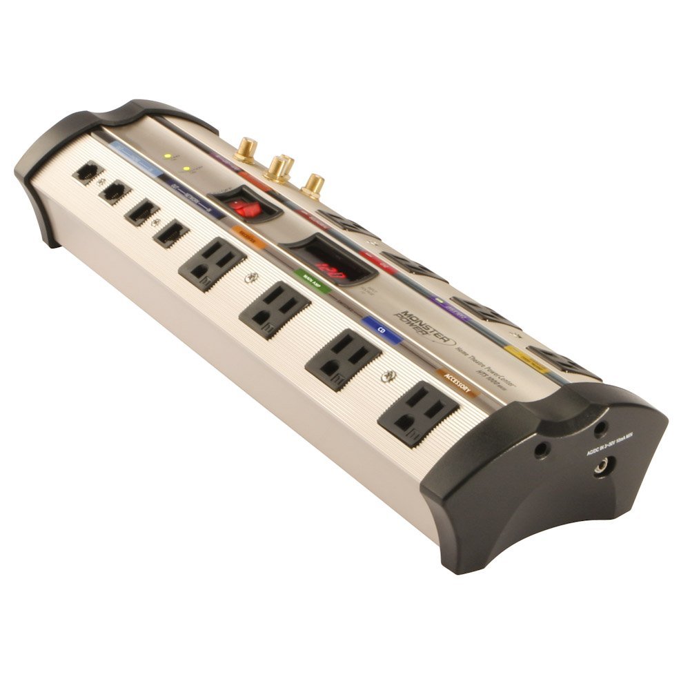 Monster HTS 1000 MKIII 8-Outlet Power Center with Clean Power Stage 2 ...