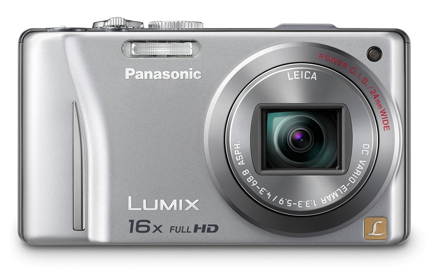 Panasonic Lumix DMC-ZS10 14.1 MP Digital Camera with 16x Wide Angle Optical Image Stabilized ...