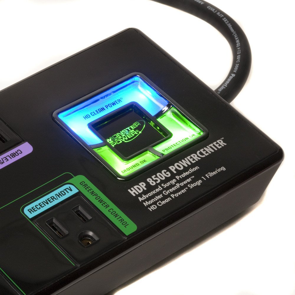 Monster Cable GreenPower 8-Outlets Surge Suppressor N9 free image download