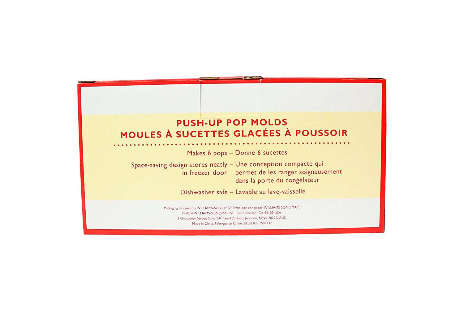 Williams-Sonoma Push-Up Pop Molds (6 Count) N3 free image download