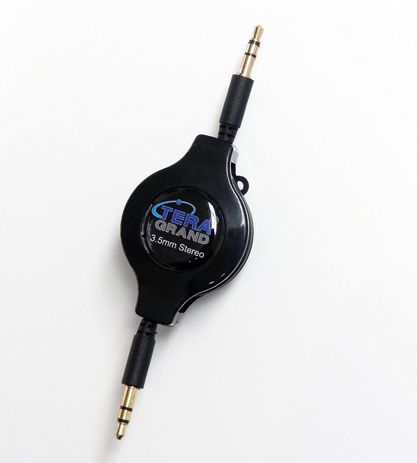 Tera Grand RETA-TE222-BL 3.5 mm Male to Male Stereo Retractable Cable ...