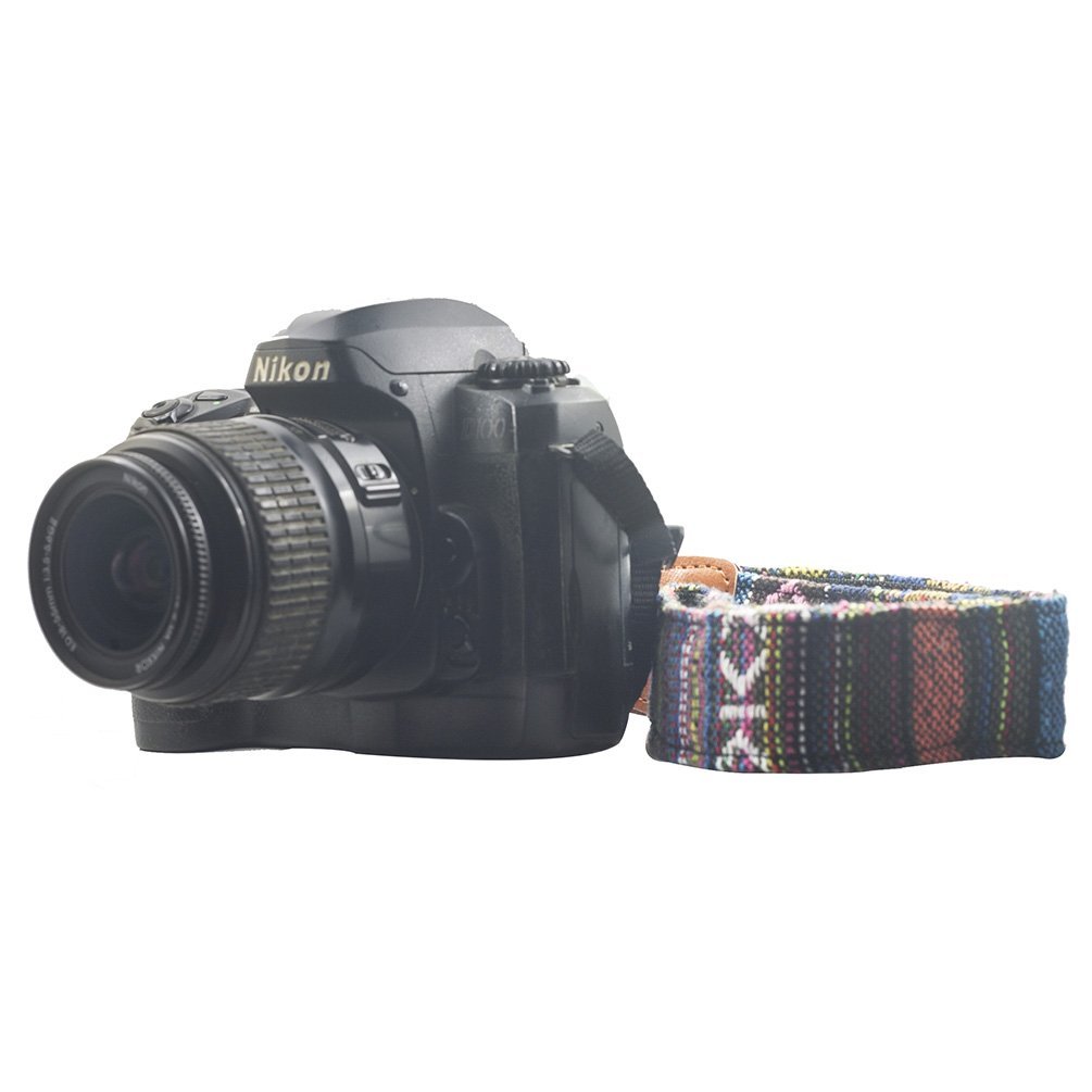 Mavota Colorful Stripe Camera Shoulder Neck Strap Camera Belt For Canon ...