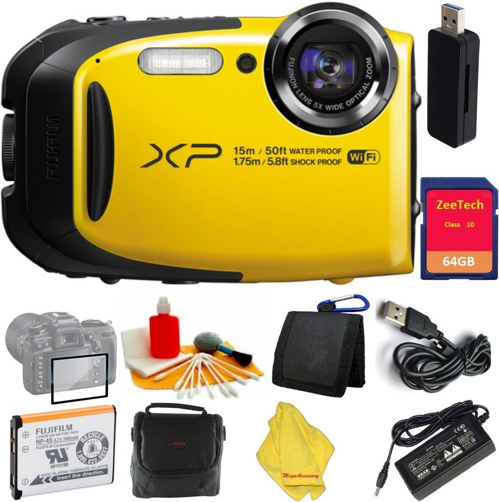 Fujifilm FinePix XP80 Waterproof Digital Camera with 2.7-Inch LCD ...