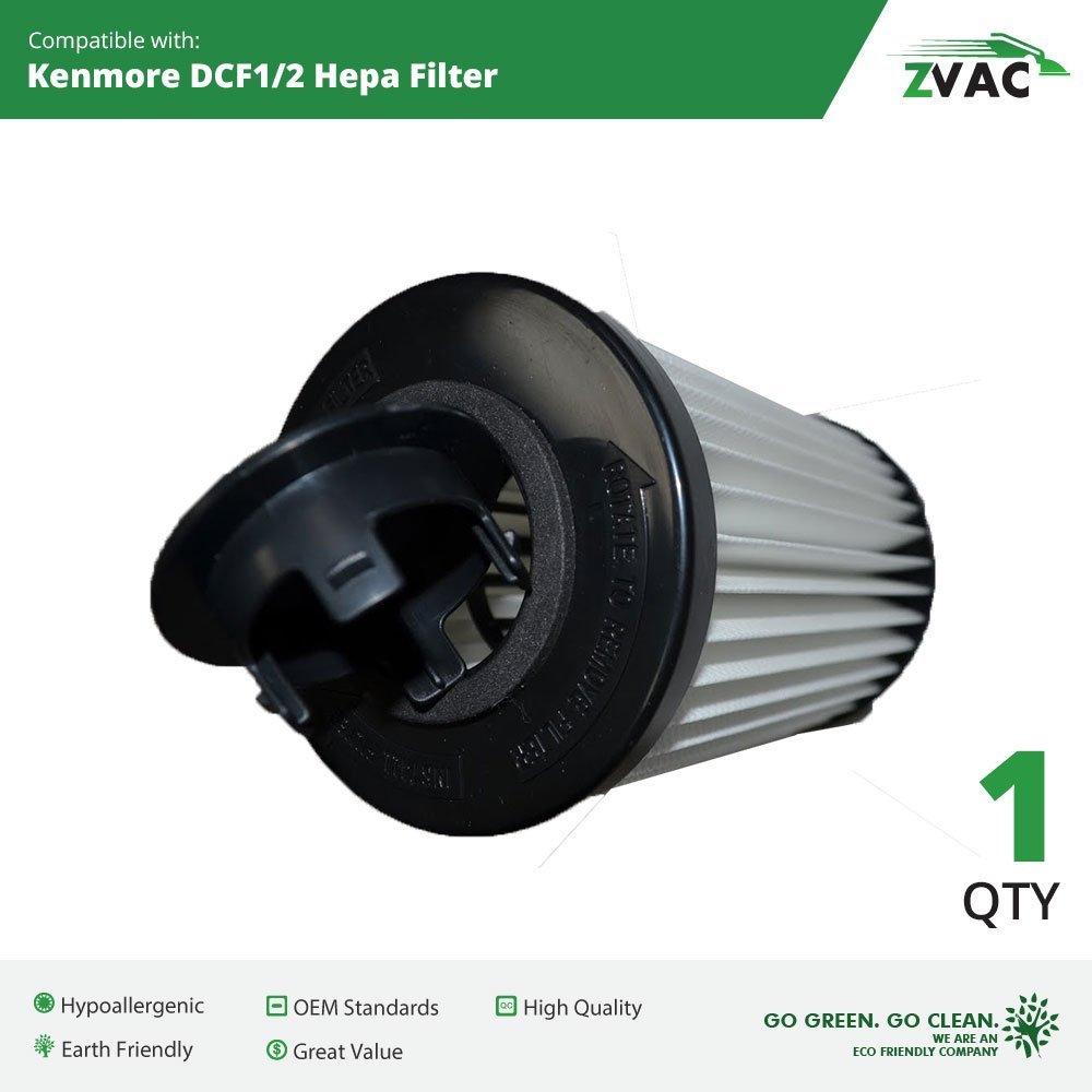 Kenmore DCF1 / DCF2 HEPA Filter DCF-1 / DCF-2 Washable Replaces 82720 ...