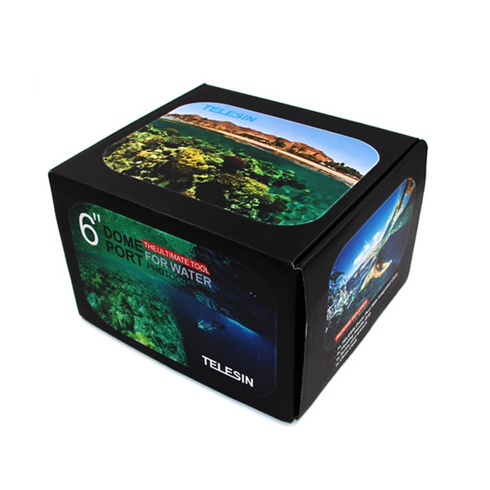 TELESIN 6" Underwater T03 Dome Port with Pistol Trigger Gadget for the ...