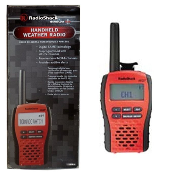 RadioShack® 7-Channel Handheld Weather Radio with SAME free image download