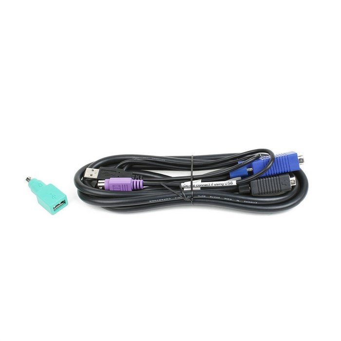 Linkskey 6 Feet Slim 2-In-1 VGA USB KVM Cable Male/Male (C-KVM-SU6) N8 ...