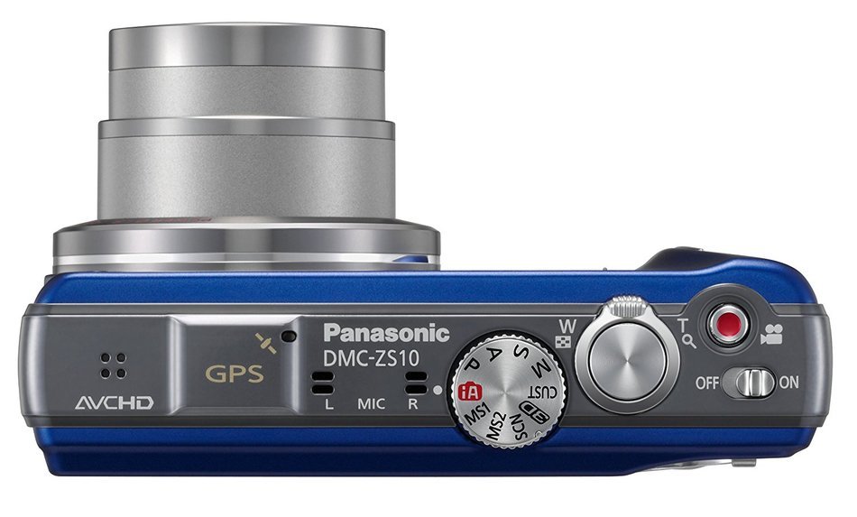 Panasonic Lumix DMC-ZS10 14.1 MP Digital Camera with 16x Wide Angle ...