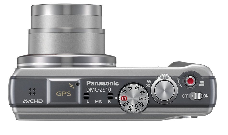 Panasonic Lumix DMC-ZS10 14.1 MP Digital Camera with 16x Wide Angle ...