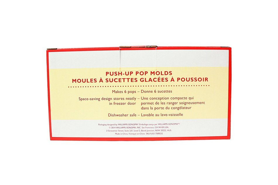 Williams-Sonoma Push-Up Pop Molds (6 Count) N3 free image download