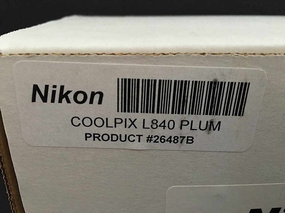 Nikon CoolPix L840 Digital Camera (Purple) - International Version (No ...