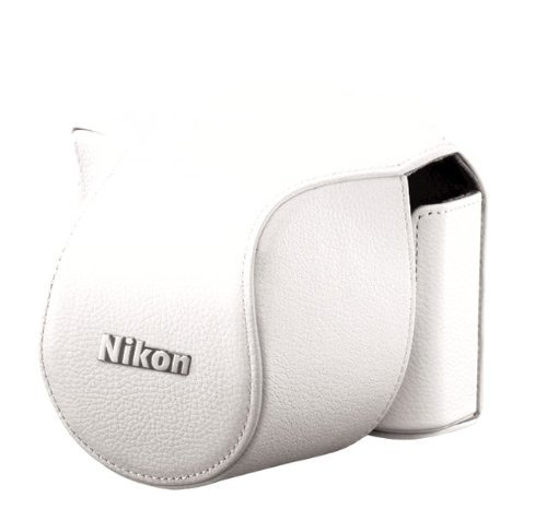 Nikon CB-N1000SB WH White | Leather Body Case Set for Nikon 1 V1 ...