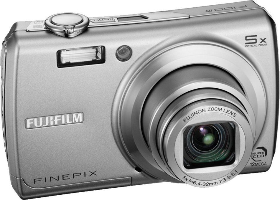 Fujifilm Finepix F100fd 12MP Digital Camera with 5x Wide Angle Dual ...