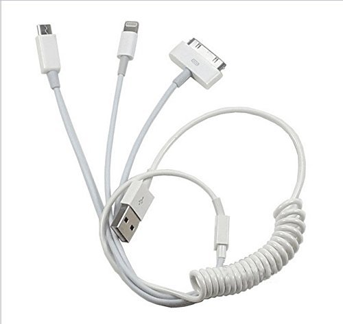 Drhob 1pcs mobile phone data cable charging cable delayed three spring ...