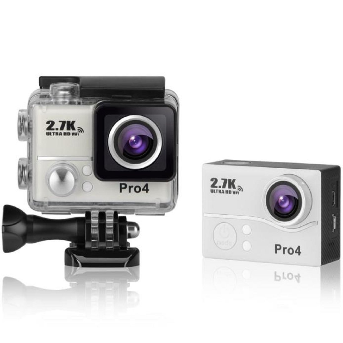 Action Camera, TONSEE Ultra 2.7K HD Waterproof WiFi Sports DV Cam ...