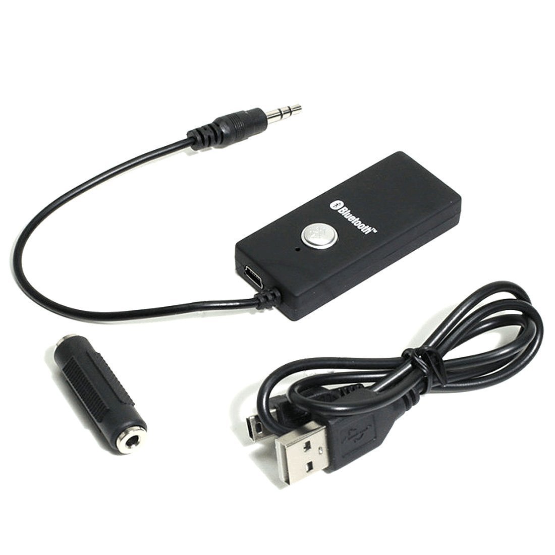 FIONA Bluetooth Audio Portable Receiver Adapter with 3.5mm Output and a ...