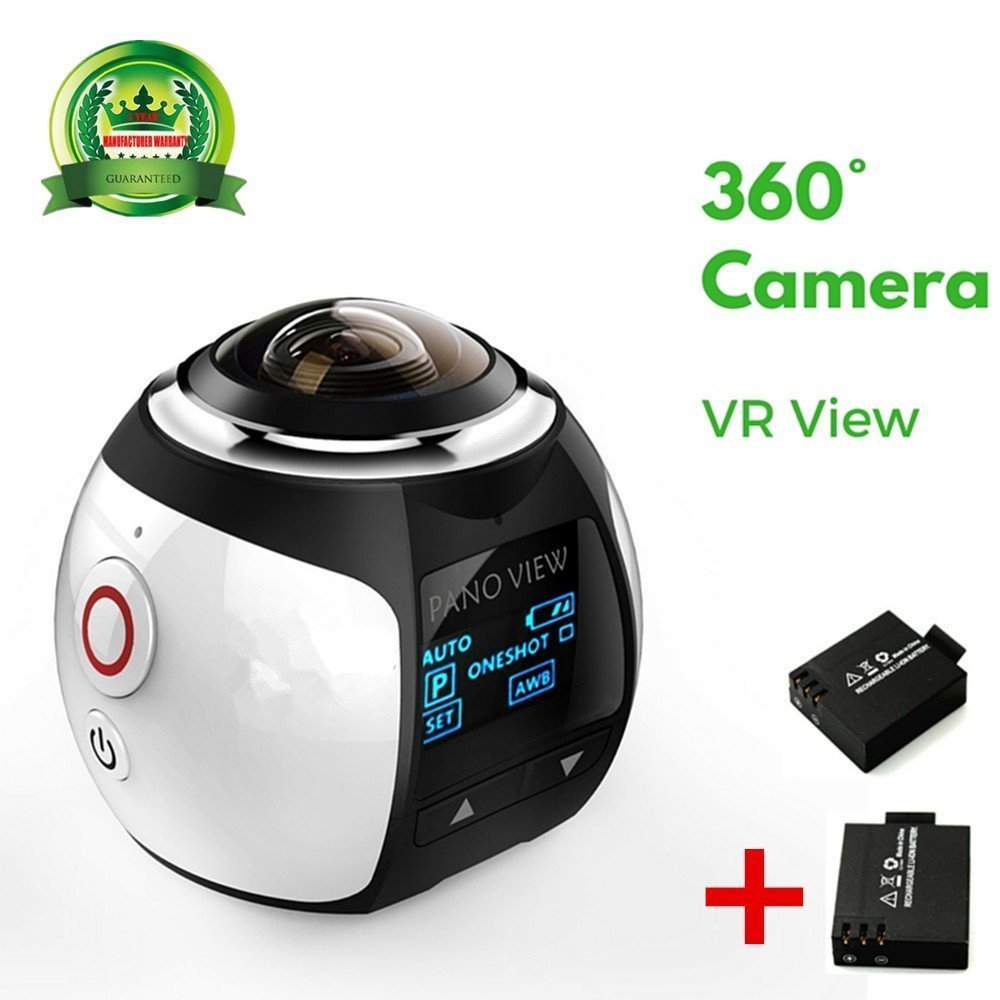 V1 Panoramic Camera 2448*2448 4K 360 Action Camera Deportiva Wifi Sport ...