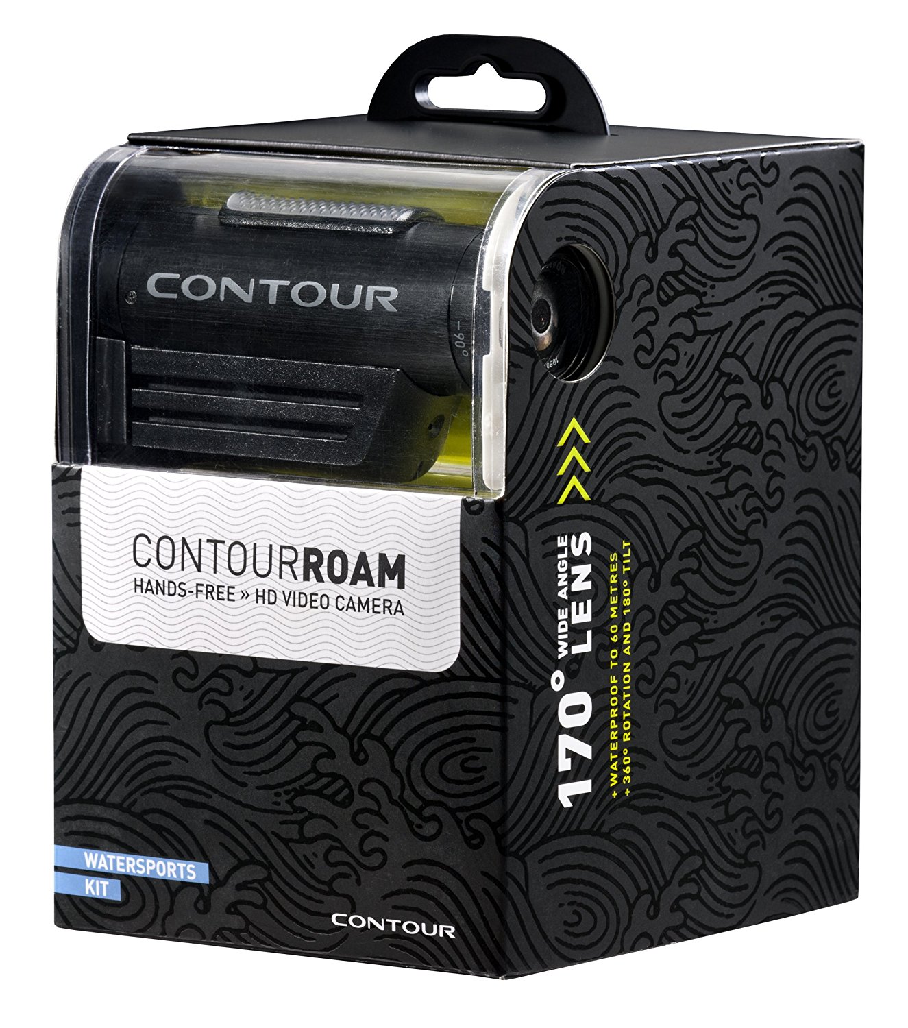 ContourROAM Waterproof HD 1080P Hands-free HD Camcorder Watersport Kit ...