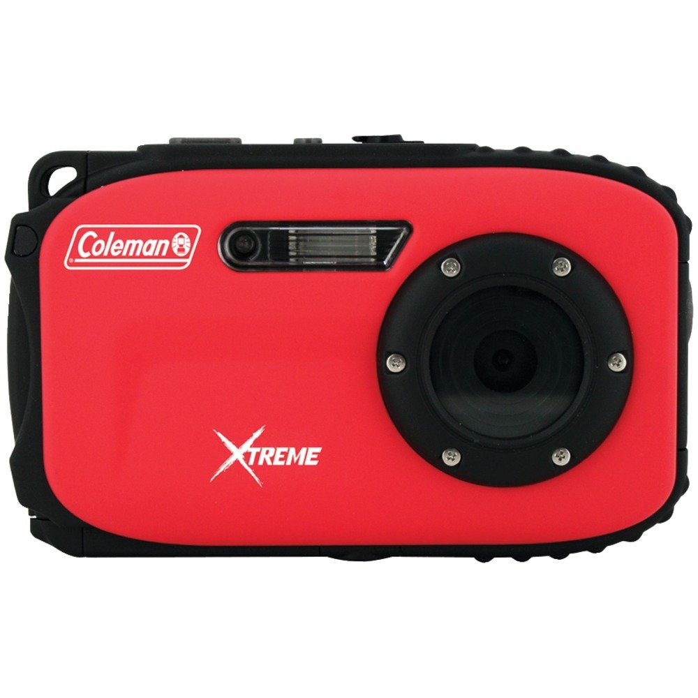 COLEMAN C5WP-R 12.0 Megapixel Xtreme Underwater Digital Camera (Red ...