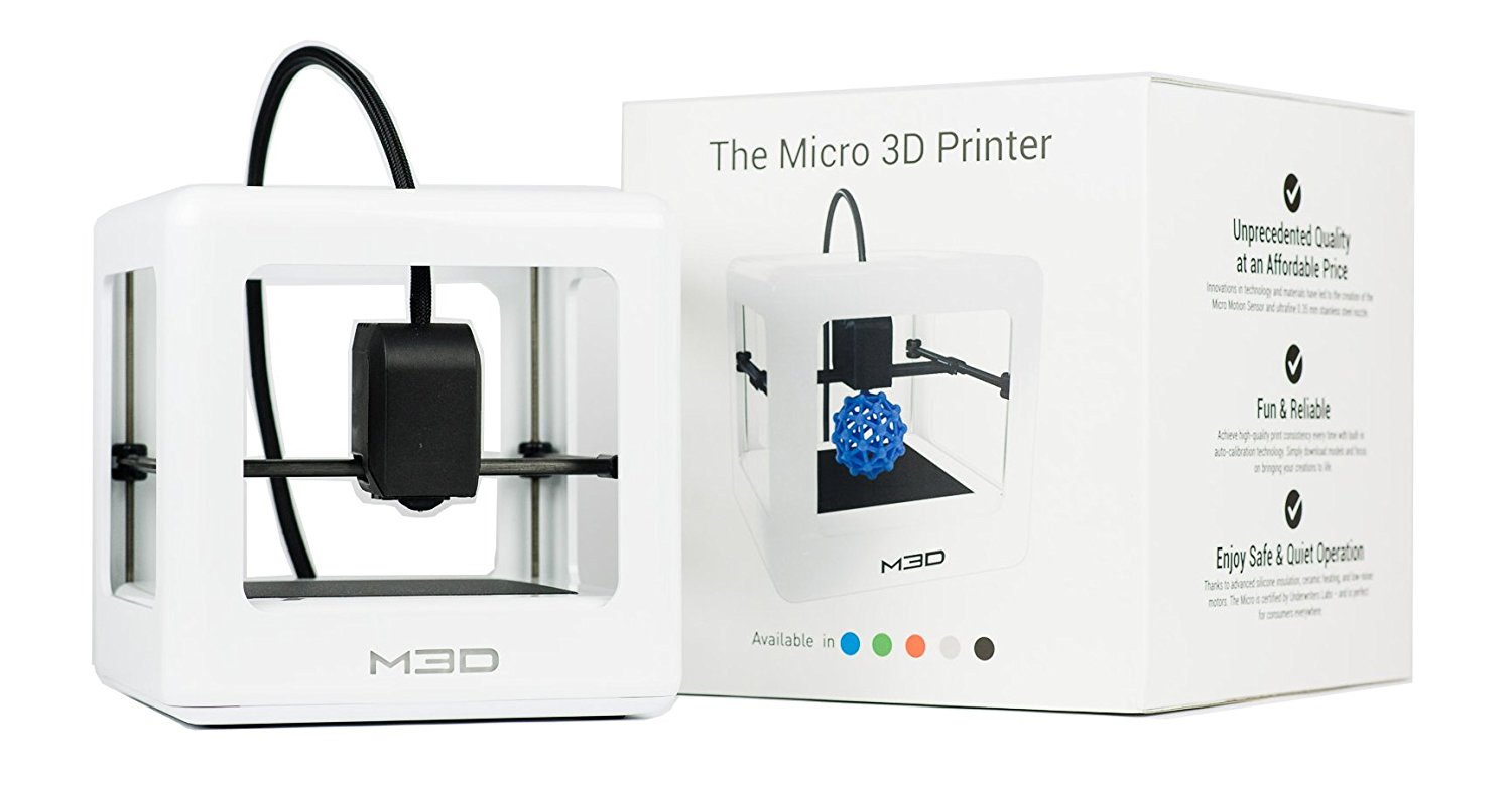 The Micro 3D Printer Retail Edition - [Clear] Auto-calibrating 3D ...