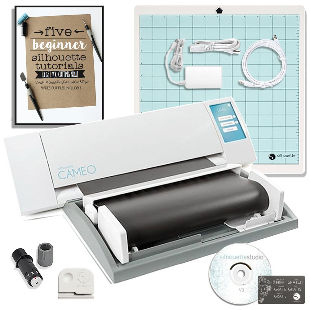 Silhouette Cameo 2 Touch Screen Electronic Cutting Tool with Roll ...