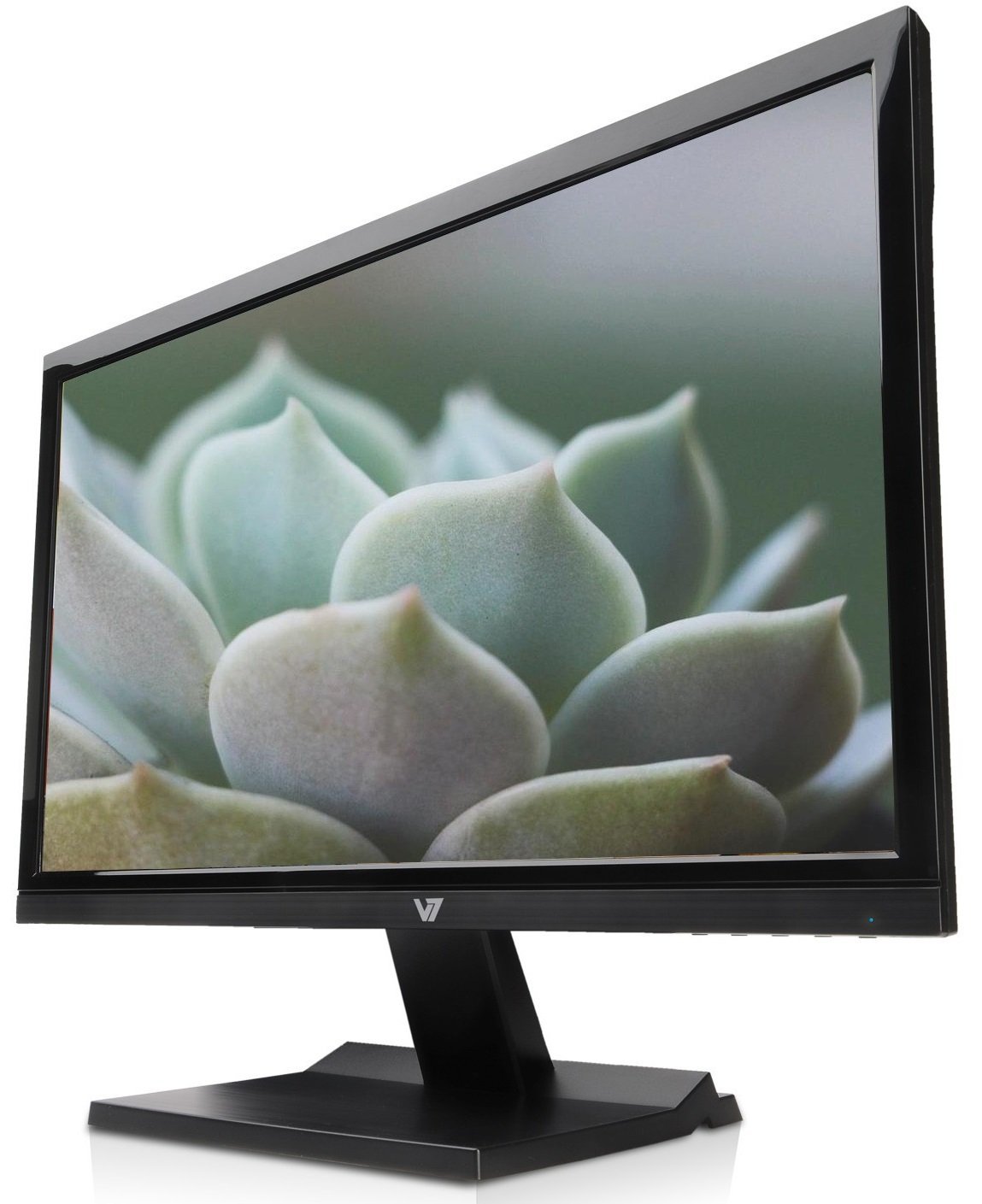V7 L18500WS-9N 48cm (18,5 inch) Monitor (VGA, 1366x768, 5ms, Speakers ...