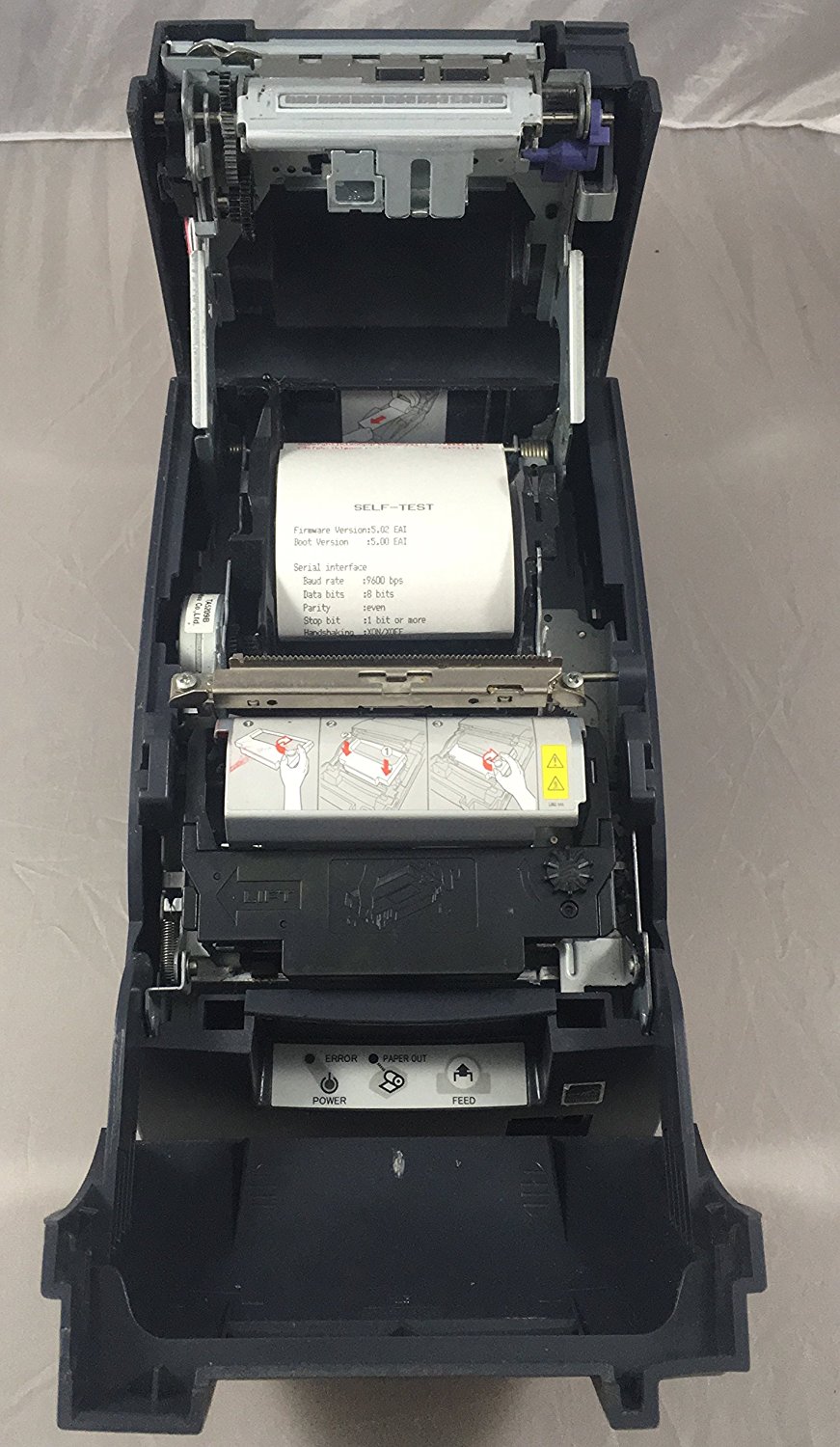 EPSON TMU220B M188B AUTO CUT KITCHEN PRINTER SERIAL INTERFACE,DARK GREY ...