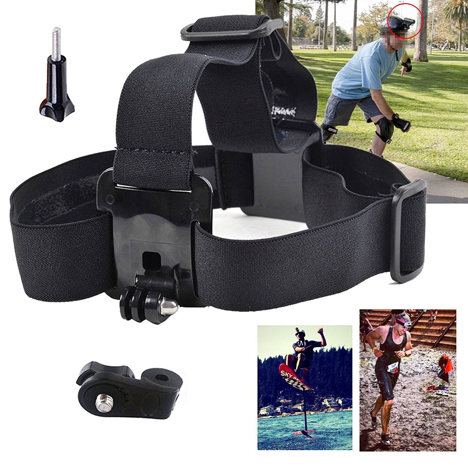 EEEKit 4in1 Starter Kit for For Gopro/Gopro Style/1/4 inch Screw Action ...