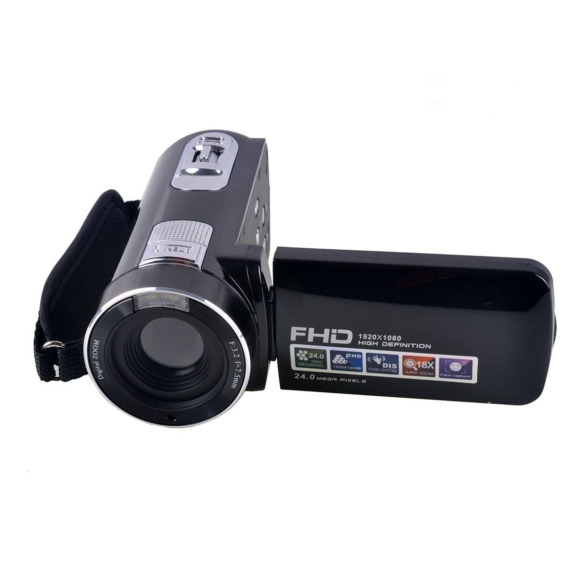 STOGA 1080P FHD-F6 Flash Digital Camera With 18X Digital Zoom and 2.7 ...