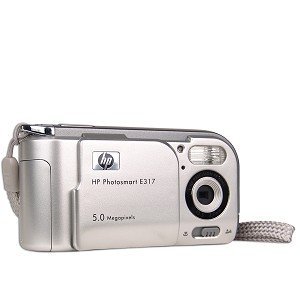 HP Hewlett Packard Photosmart E317 5MP 4x Digital Zoom Camera N2 free ...