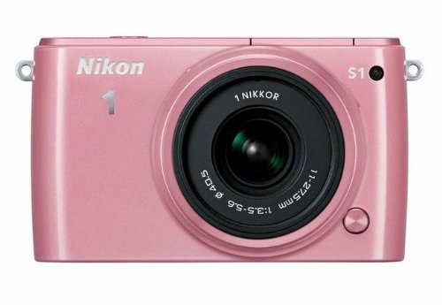 Nikon 1 S1 10.1 MP HD Digital Camera (Pink) Body only free image download