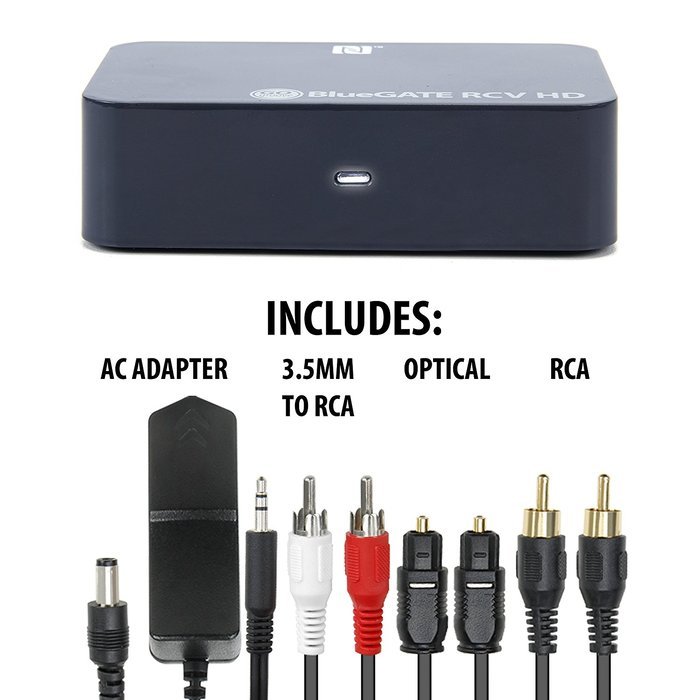 BlueGATE RCV HD Bluetooth Music Receiver/Adapter with aptX support ...