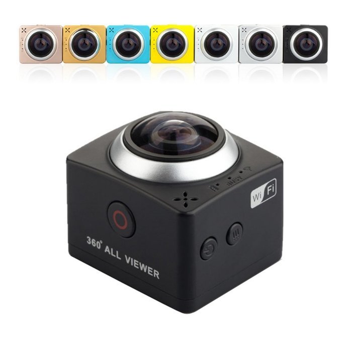 MARVUE S8 360 Degree Panoramic Camera Action Sports Camera WIFI 12MP 4K ...