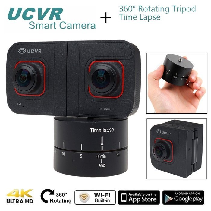 Boblov UCVR EYE Panoramic Camera 360 Degrees Sport Camera Digital VR 4K ...