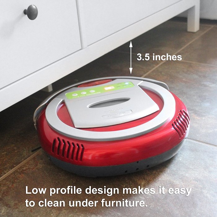 Infinuvo CleanMate QQ-2 BASIC Robotic Vacuum Cleaner - Cordless N7 free ...