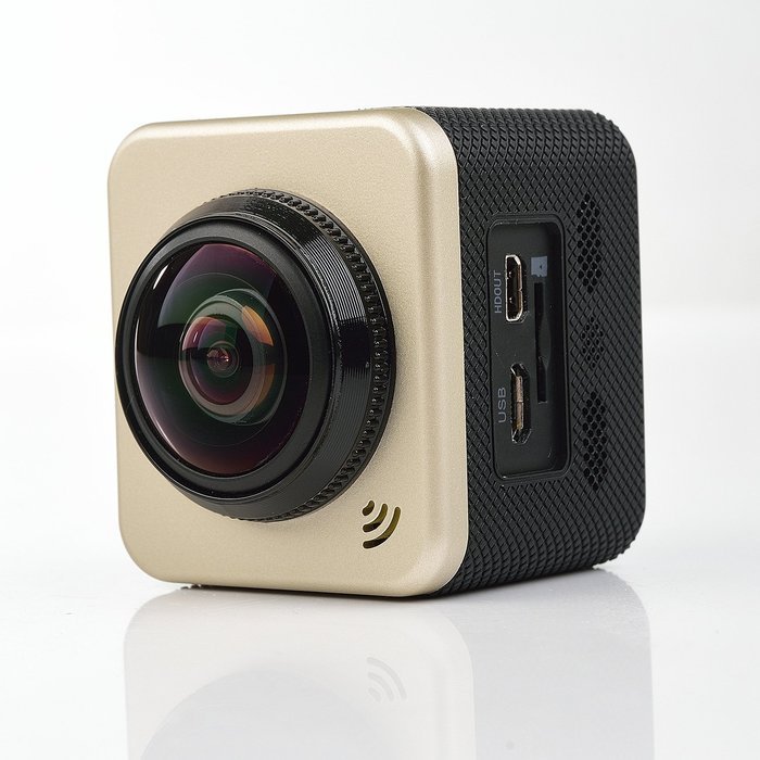 Anywalk Cube 360 Action Video Camera WiFi H.264 360 Degrees Panorama ...