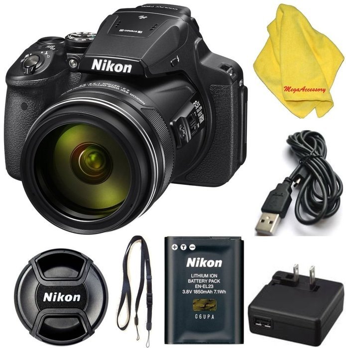 Nikon COOLPIX P900 Digital Camera with 83x Optical Zoom and Built-In Wi ...