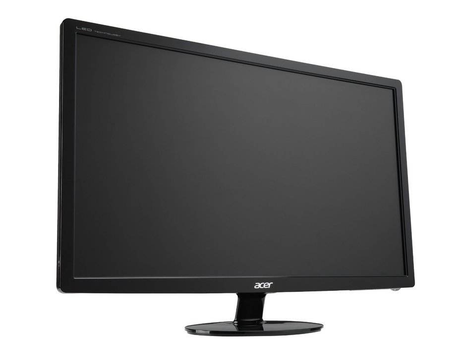 Acer S241HL bmid 24-Inch Screen LED-Lit Computer Monitor & AmazonBasics ...