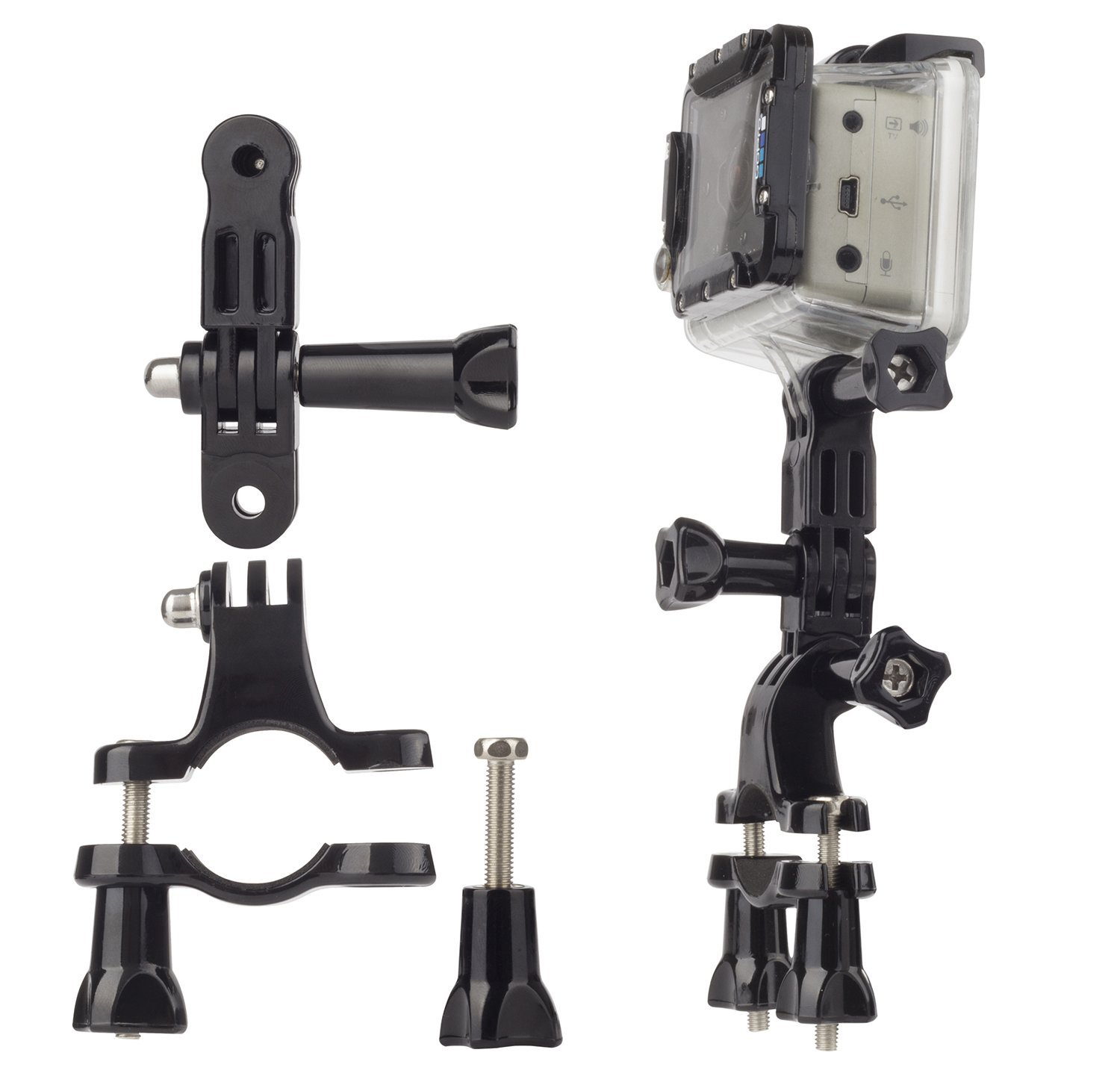 Gorilla Gear Action Camera Bike Kit - Includes Helmet Mount, Frame ...