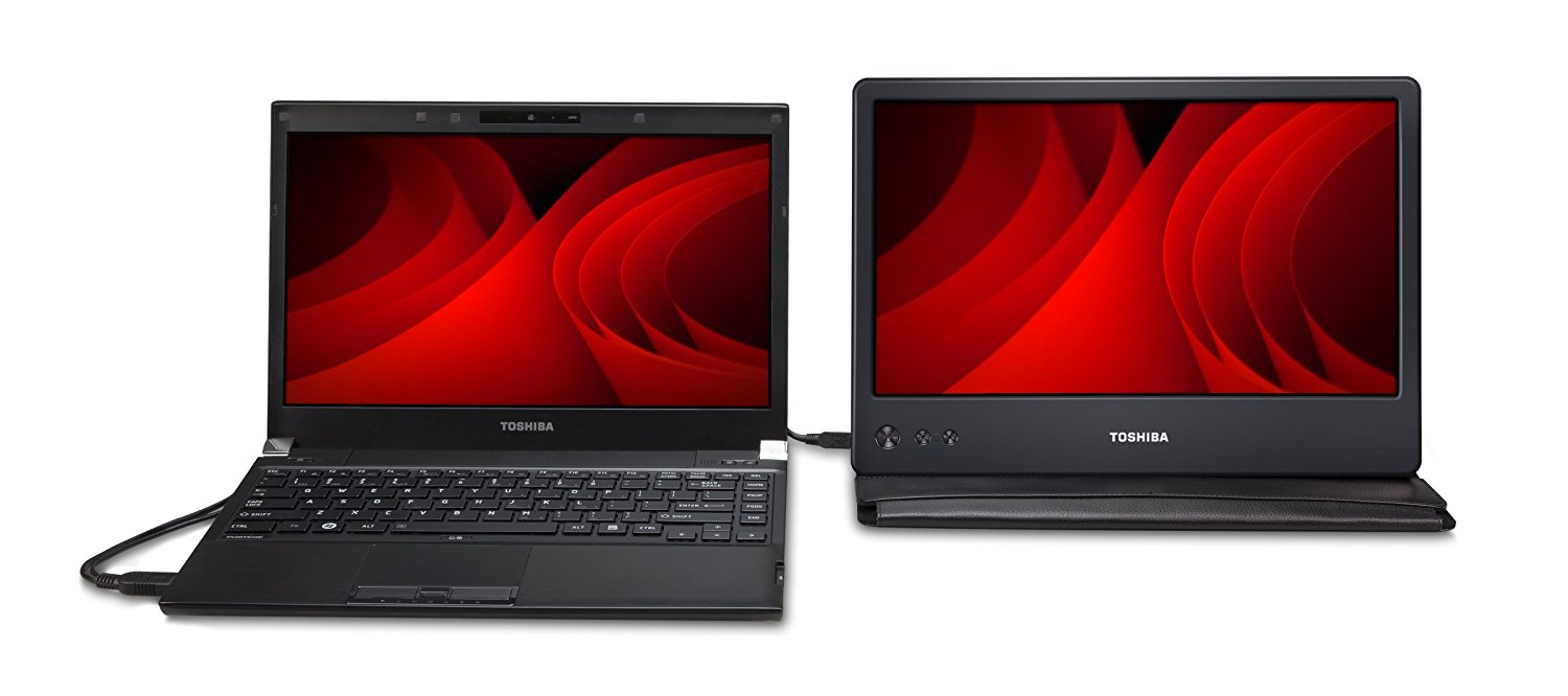Toshiba 14-inch USB Ultra-portable Mobile LCD Monitor N6 free image ...